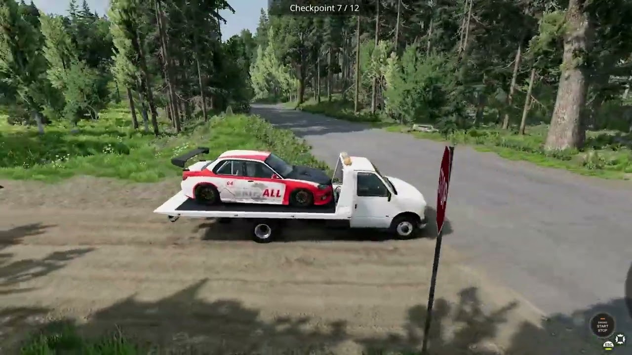 Offroad car delivery | BeamNG.Drive - Scenario - YouTube