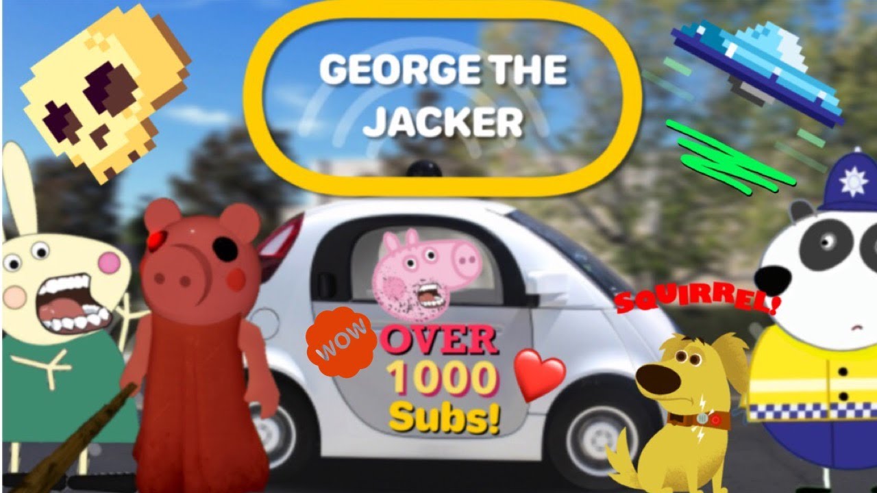 Peppa Pig Edited - parody funny clean George the Jacker - YouTube