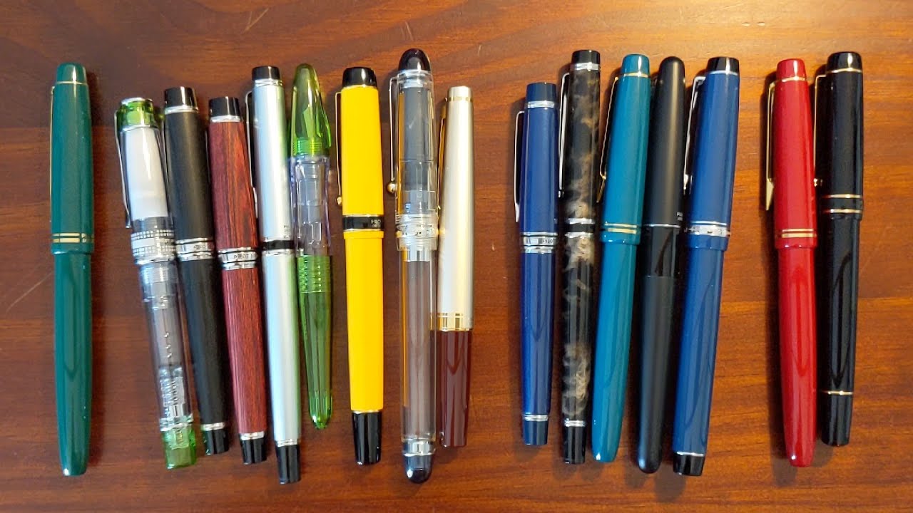 Pilot Fountain Pen Writing Samples - YouTube