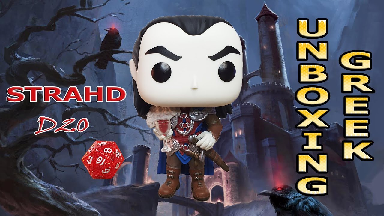 Funko Pop! Games: Strahd 782 Special Edition with D20 Dice Unboxing ...