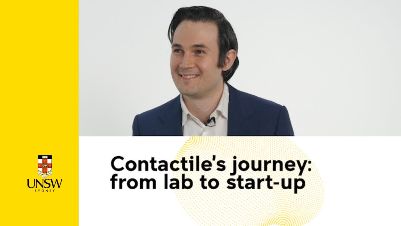 Contactile's journey from UNSW lab to start-up - YouTube