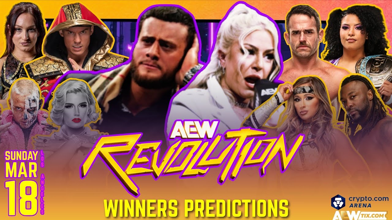 AEW Revolution - Winners Predictions | Boom Wrestling - YouTube