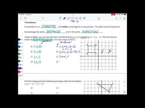 12.1 Intro to Transformations and Translations - YouTube