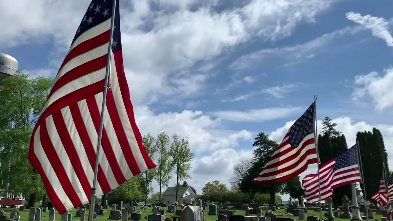 Friesland Wisconsin Flags 2019 - YouTube