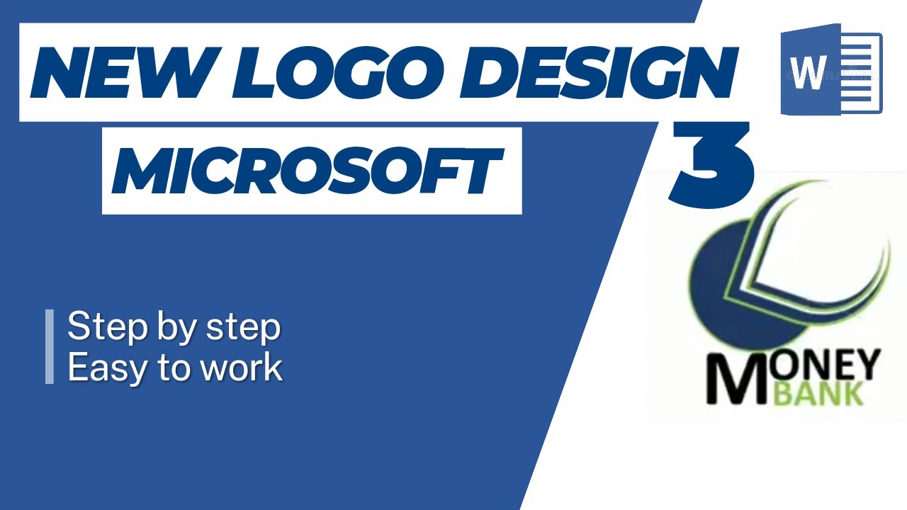 Best logo design| New logo in MS word | Logo Design - YouTube