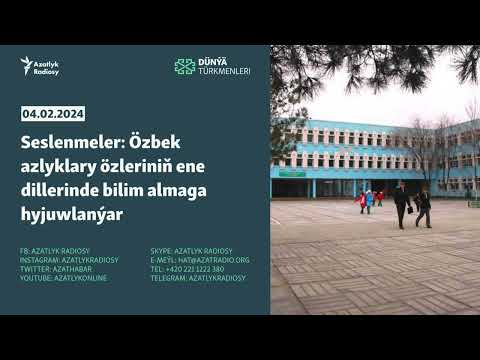 Seslenmeler: Özbek azlyklary özleriniň ene dillerinde bilim almaga hyjuwlanýar
