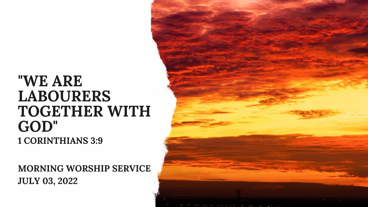 "WE ARE LABOURERS TOGETHER WITH GOD" - 1 CORINTHIANS 3:9 - YouTube