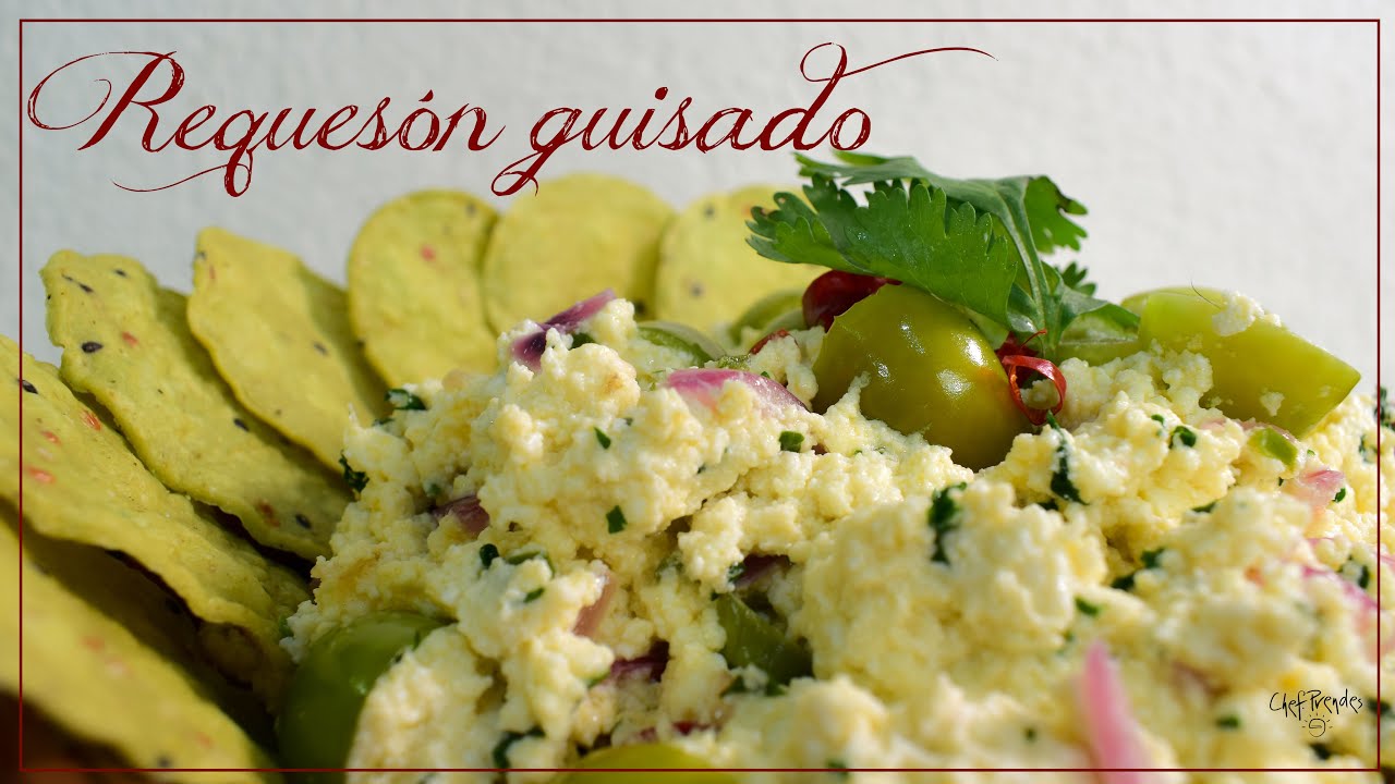 Requesón Guisado. Excelente botana. Rápida y fácil. - YouTube