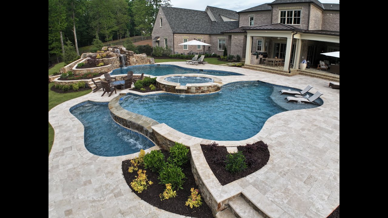 Ultimate Luxury: Triple Pool Paradise with Infinity Edge, Waterfall ...