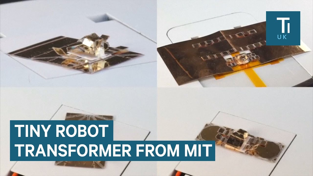 US Scientists Created A Tiny Transforming Robot - YouTube