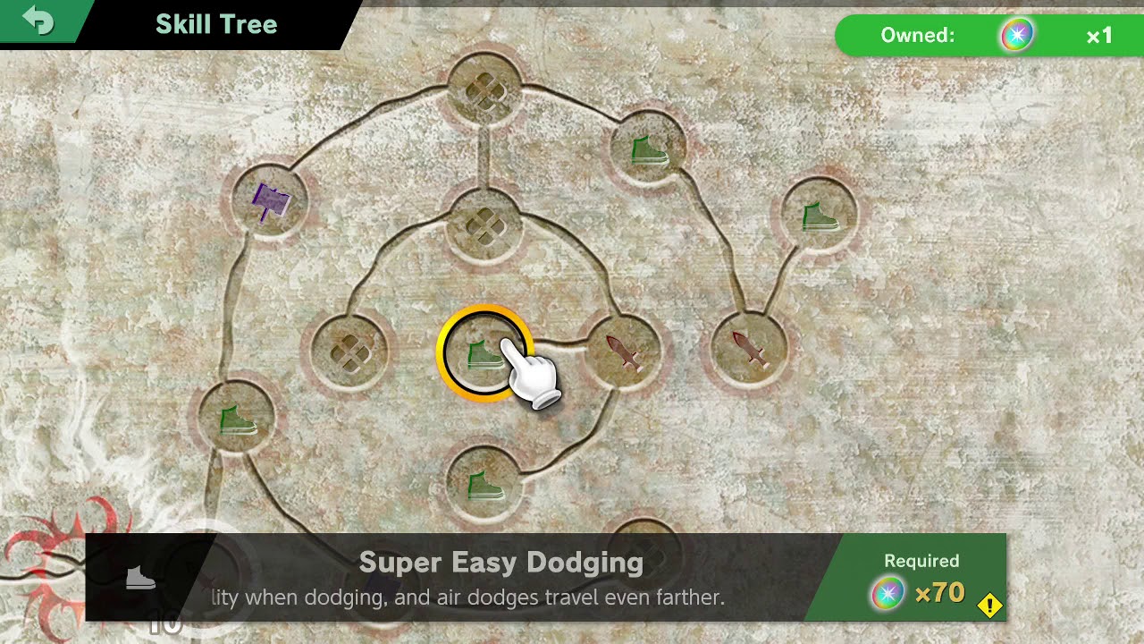 Super Smash Bros Spirits Skills Tree List - YouTube