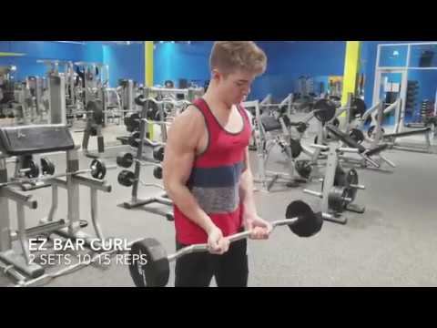 Arm Workout With 14 Year Old Patryk Nicieja