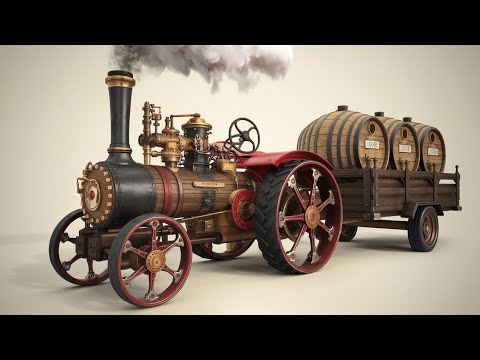 Rowood 3D Puzzles for Adults! Steam Engine Model Kit