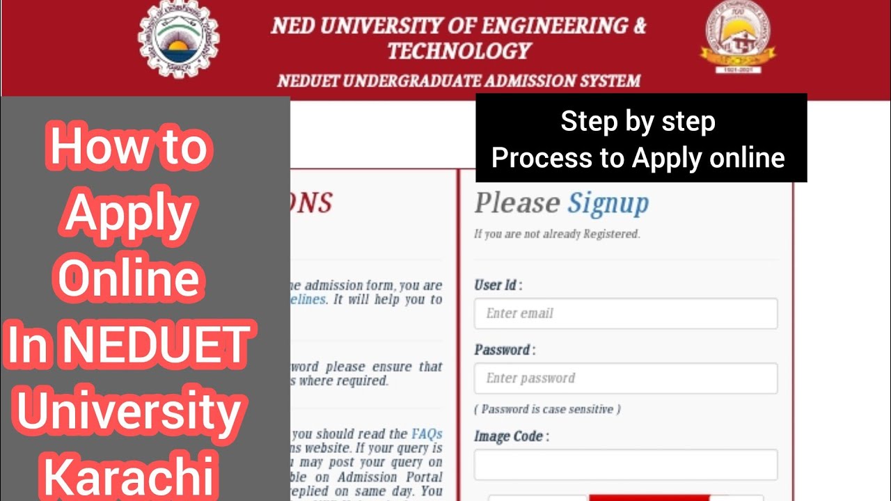 How To Apply for Ned University Of Engineering & Technology Admission ...