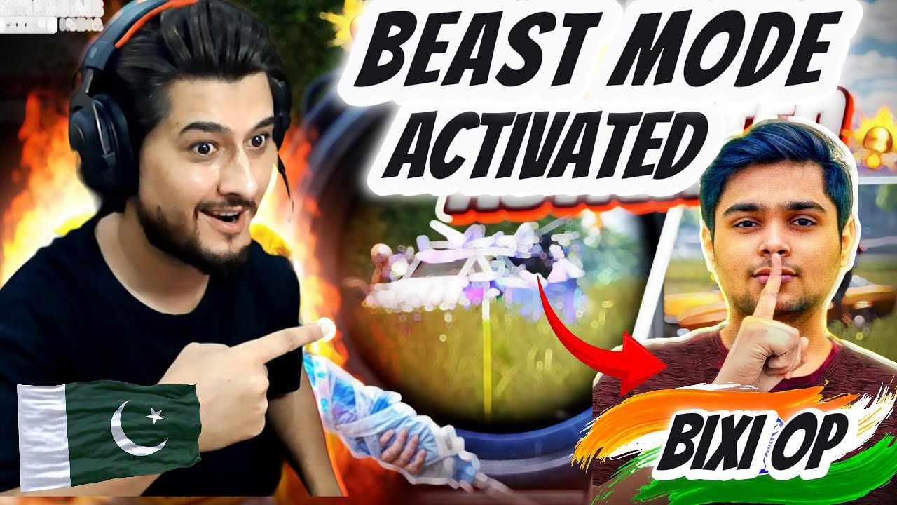 BIXI OP BEAST MODE ACTIVATED 🔥CONQUEROR LOBBY | PAKISTANI REACTION ON ...