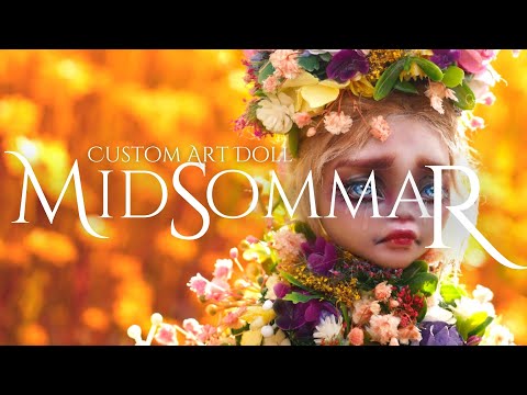 🌷 MAKING MIDSOMMAR'S MAYQUEEN 🌷 Halloween art doll [relaxing]
