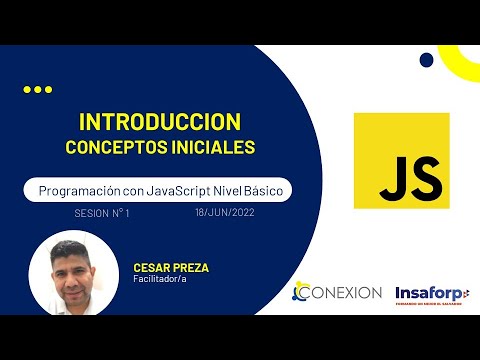 Sesion 1 | Introduccion al desarrollo con JS - YouTube