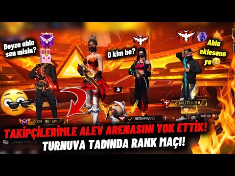 TAKİPÇİLERİMLE KAHRAMAN OLMA! | ALEV ARENASINDA EFSANE RANK MAÇI! | FREE FIRE 