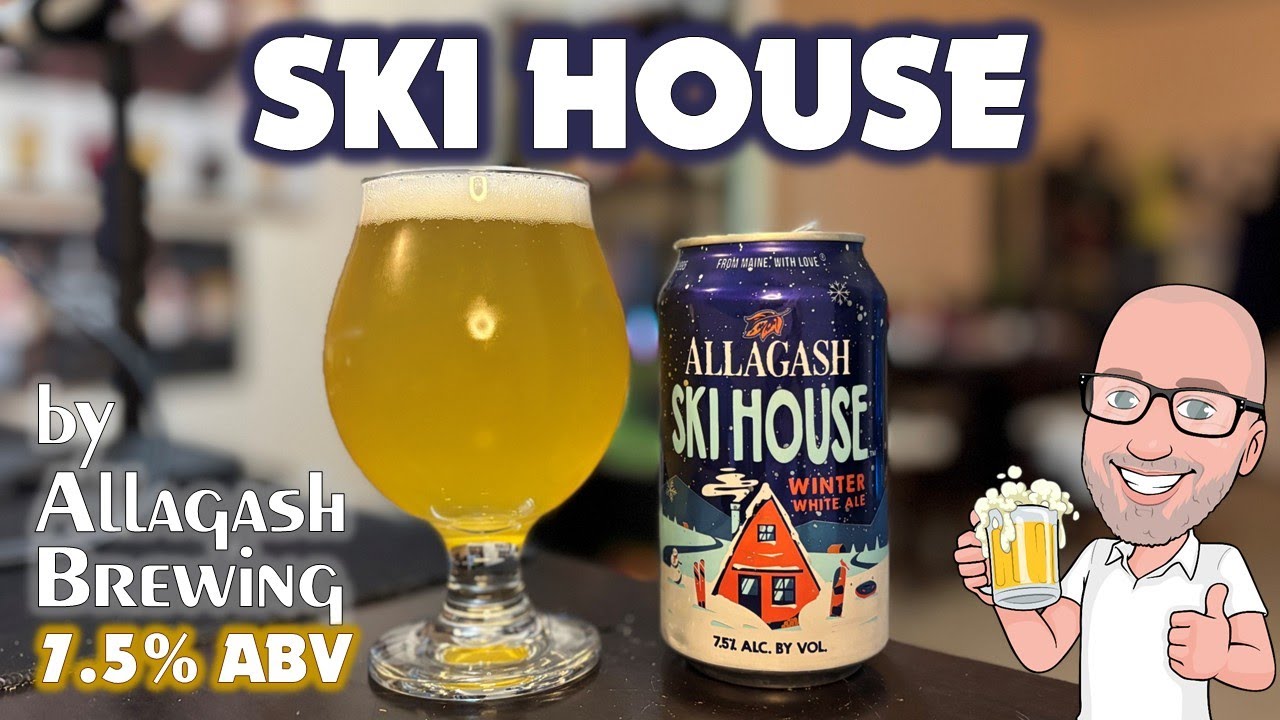 Ski House by Allagash Brewing (PERFECT winter white ale!?) - YouTube