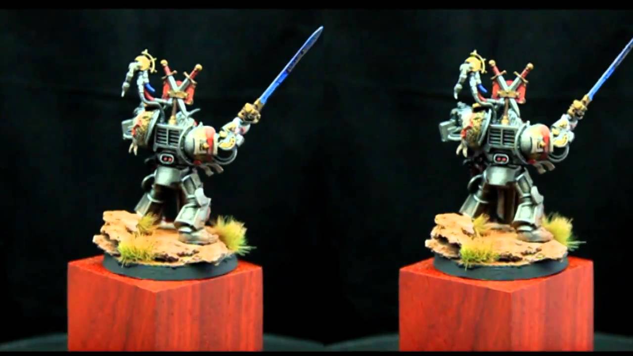 Grey Knight Terminator Master 3D VIDEO - Warhammer 40K Miniature - YouTube