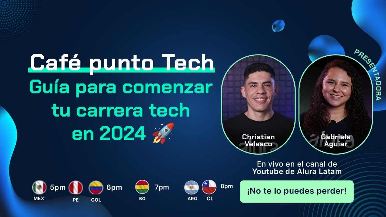 Café Punto Tech #01 | Guía para comenzar tu carrera tech en 2024 - YouTube