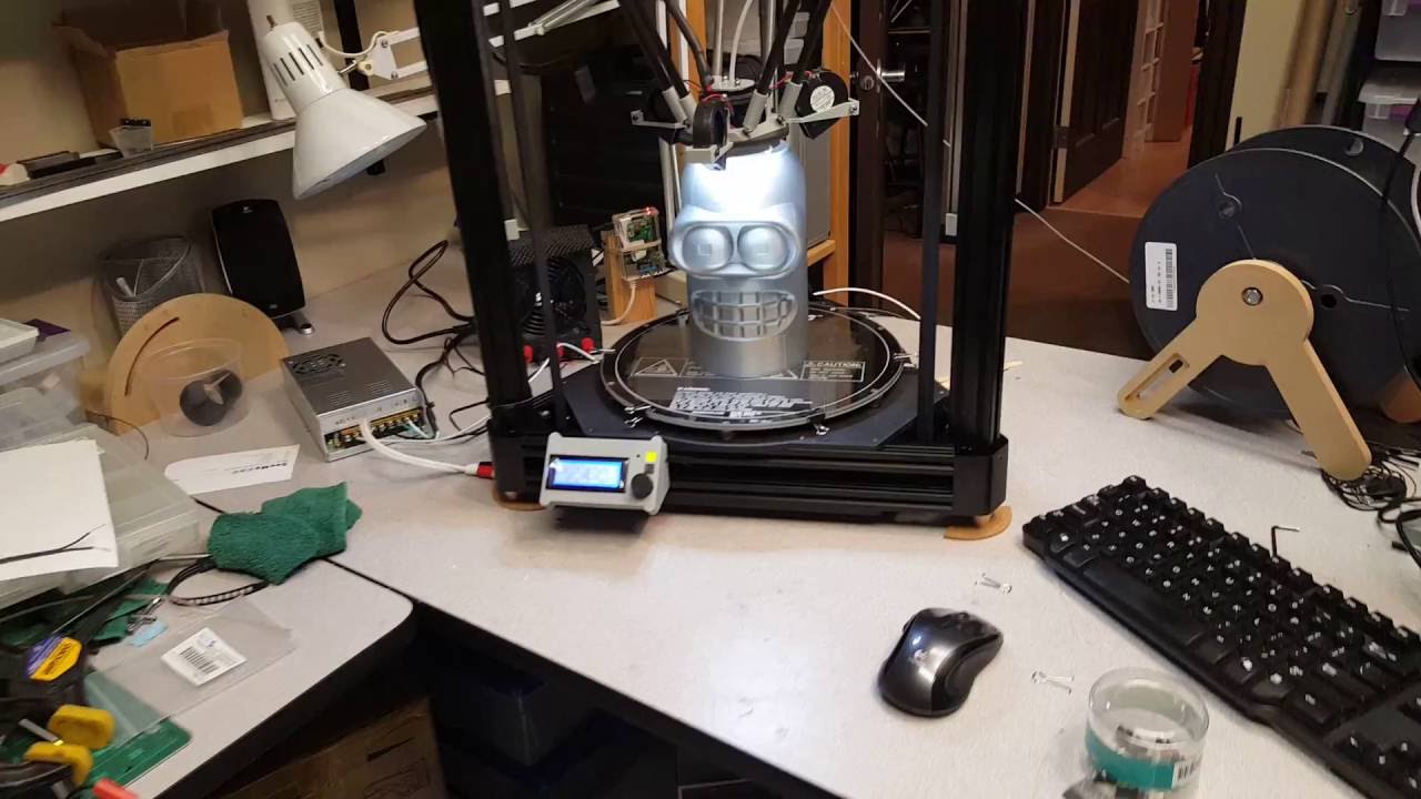 Magic Wand Delta 3D Printer - YouTube