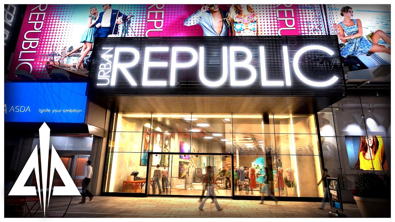 Times Square Urban Republic Shopping Center Virtual Tour | Trinity ...