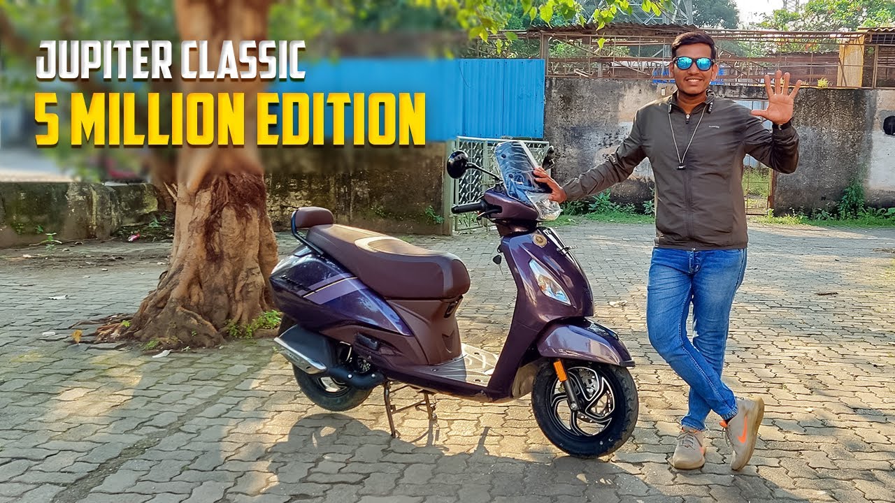 New Tvs Jupiter Classic 5 Million Edition🔥 | New Features, Color, Disc ...