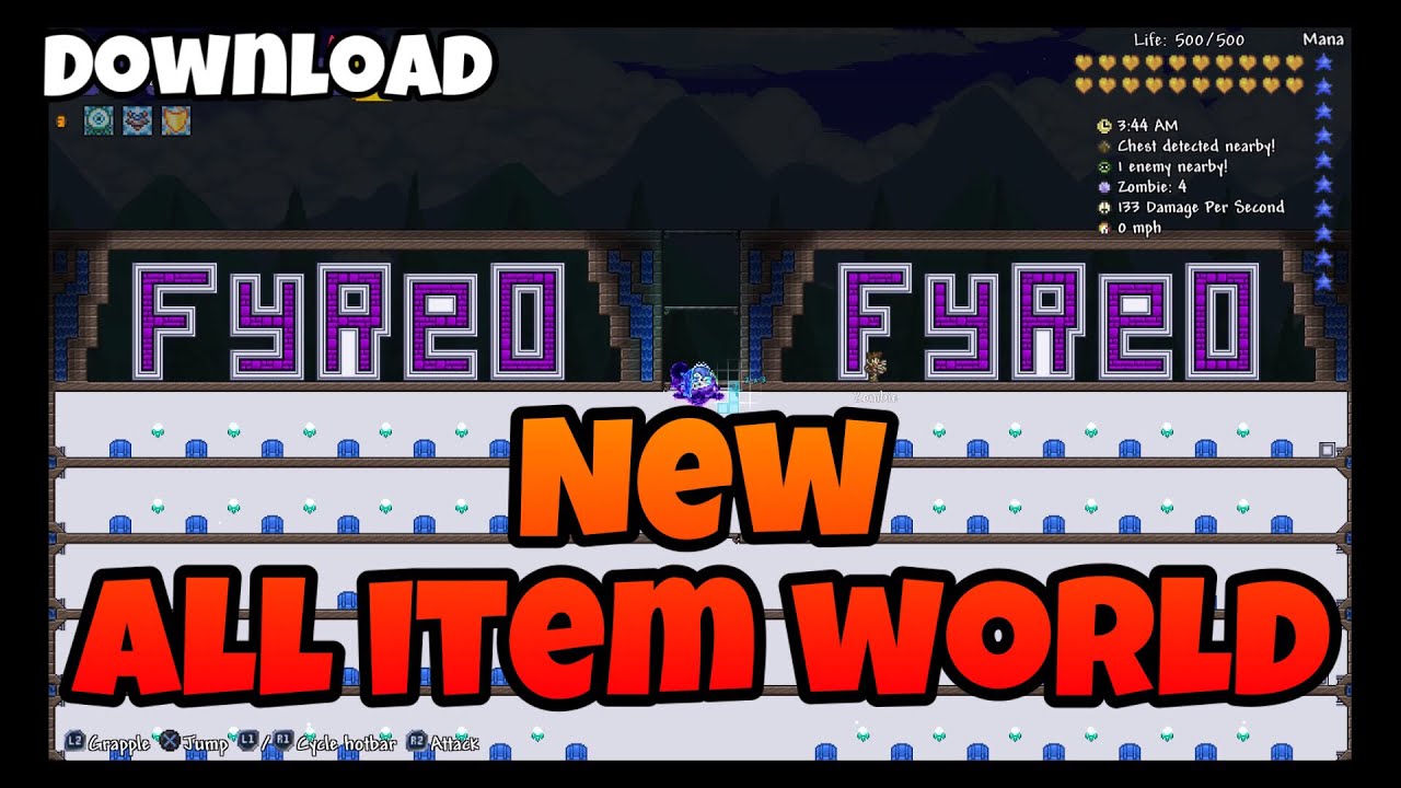 *NEW* Terraria ALL ITEM MAP (Teaser) + DOWNLOAD - YouTube
