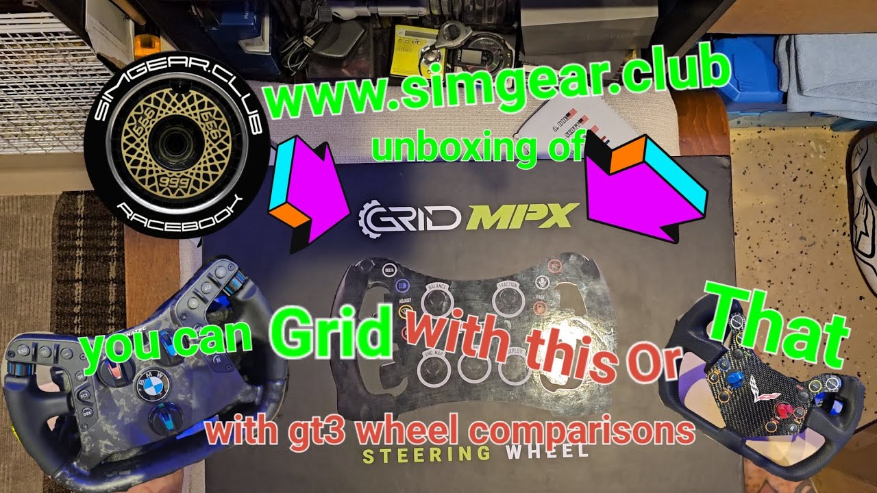 Grid Engineering MPX Steering Wheel peripheral control unboxing with ...