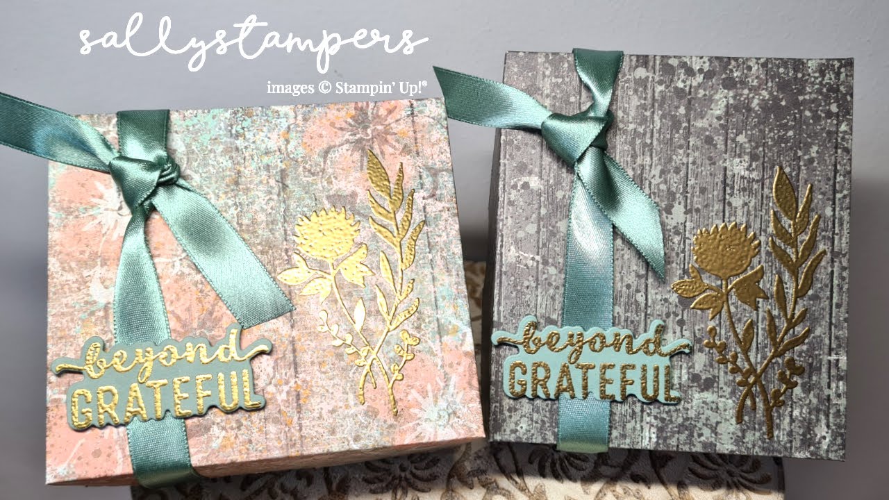 How To Make A Charming Chic Box - YouTube