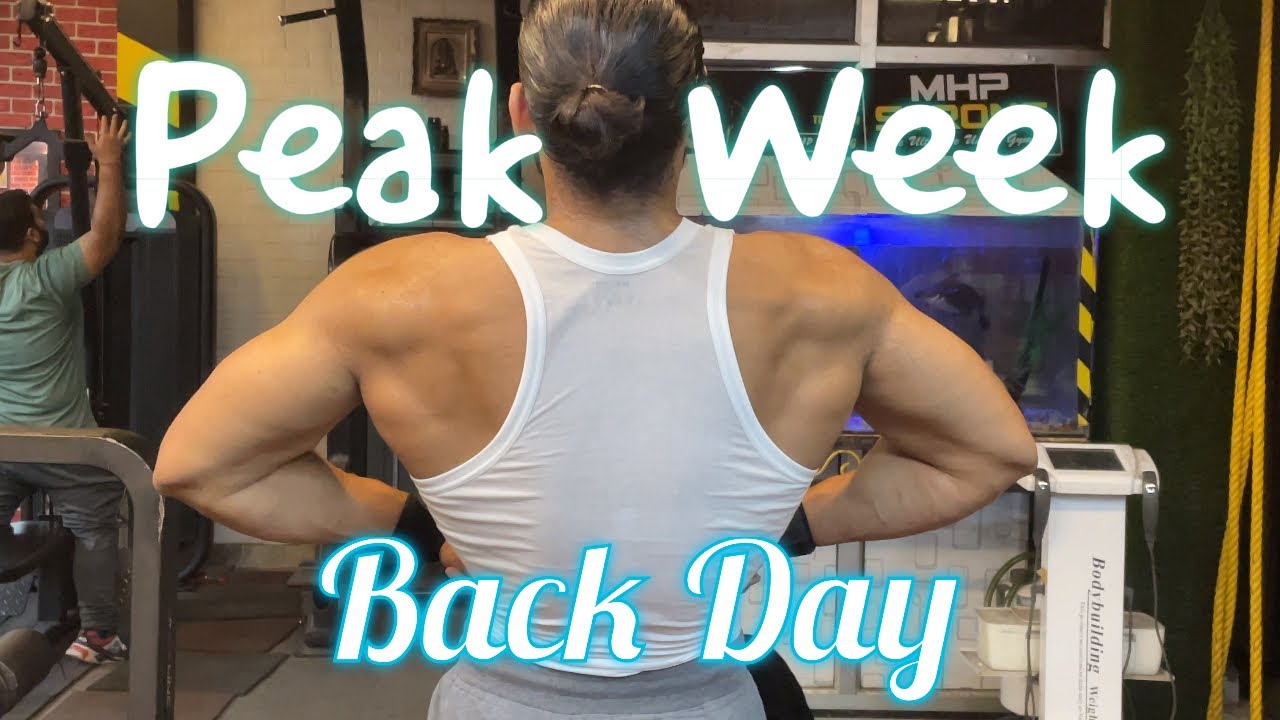 Peak week & Shredded back workout 💥 - YouTube