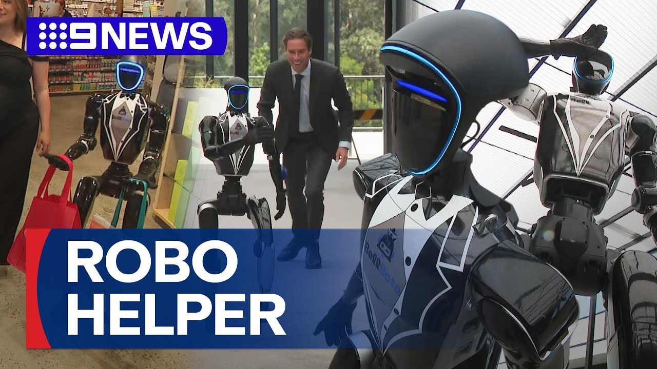 High-tech shopping robot helper lands at Sydney shopping centre | 9 ...