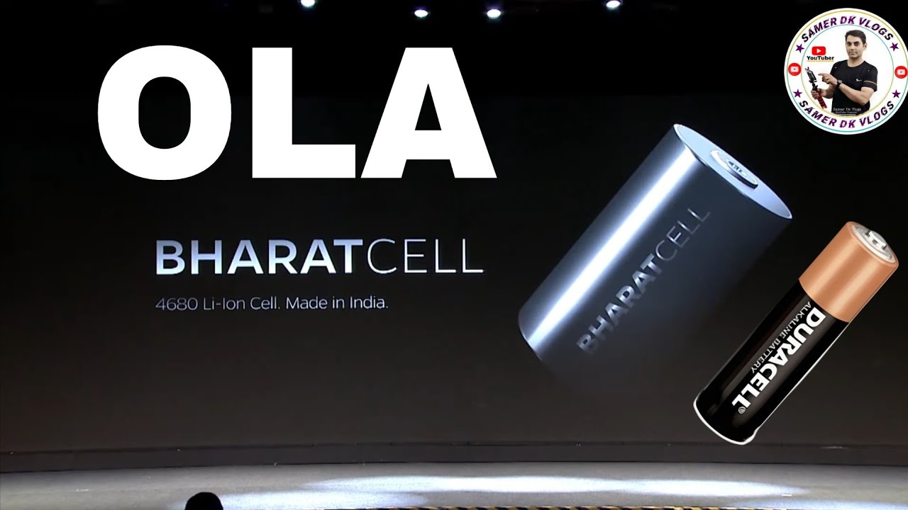 OLA Bharat Cell ओला की बैटरी सेलs - YouTube