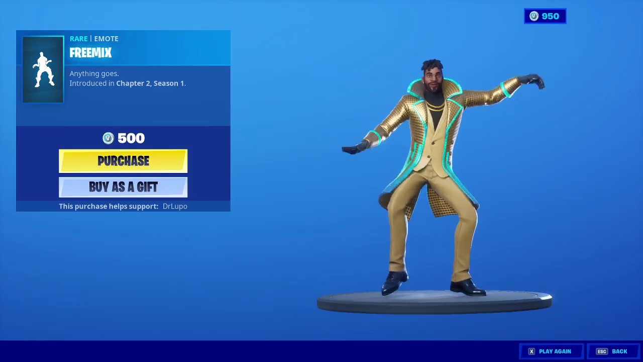 FREEMIX - Fortnite Emote - YouTube