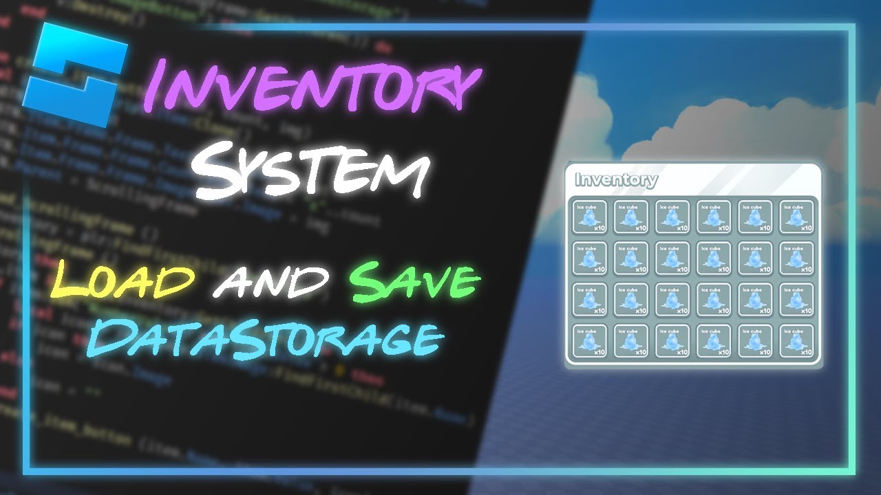 📦 Inventory System & Datastorage | ระบบกระเป๋า | ROBLOX STUDIO - YouTube