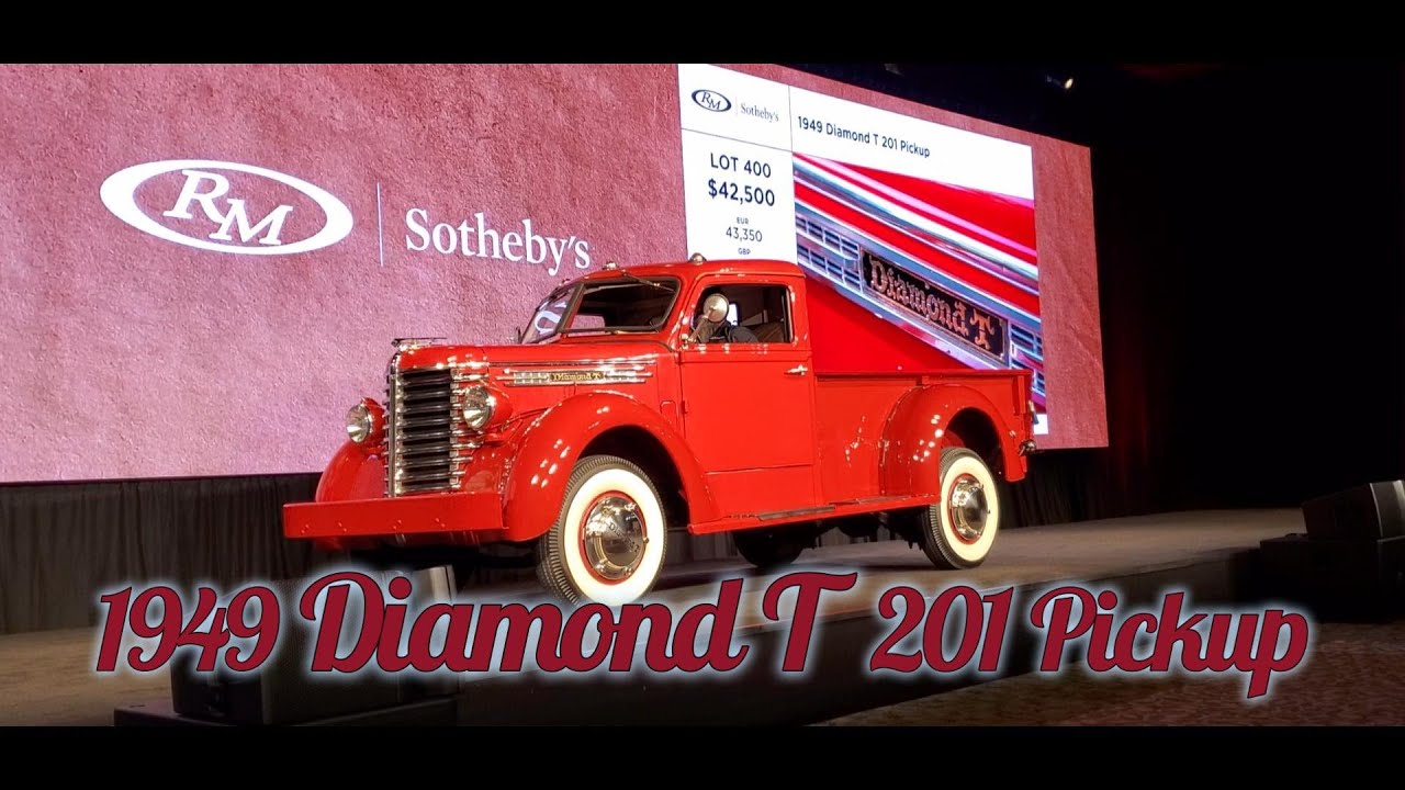 1949 Diamond T 201 Pickup at 2022 RM Sotheby's,Hershey #vintagetruck # ...
