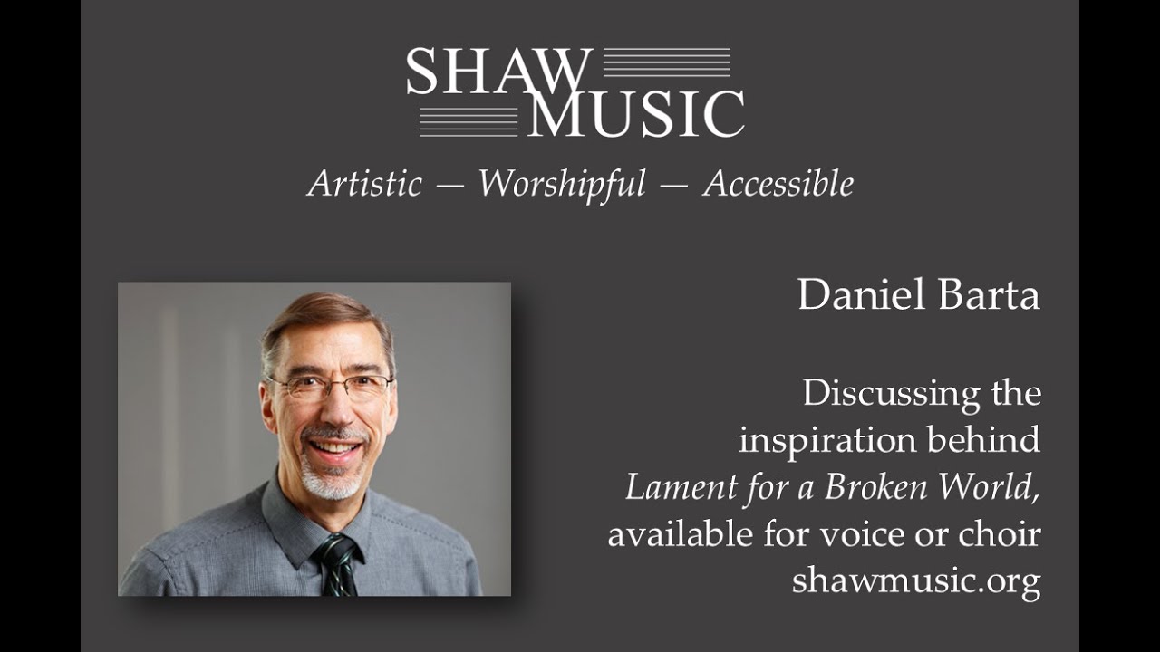 Daniel Barta Discussing "Lament for a Broken World" - YouTube