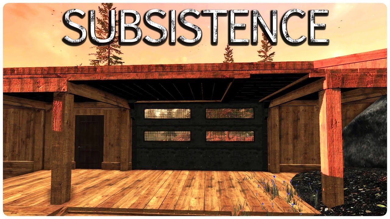 INSTALLING A GARAGE DOOR | Subsistence Gameplay | S7 117 - YouTube