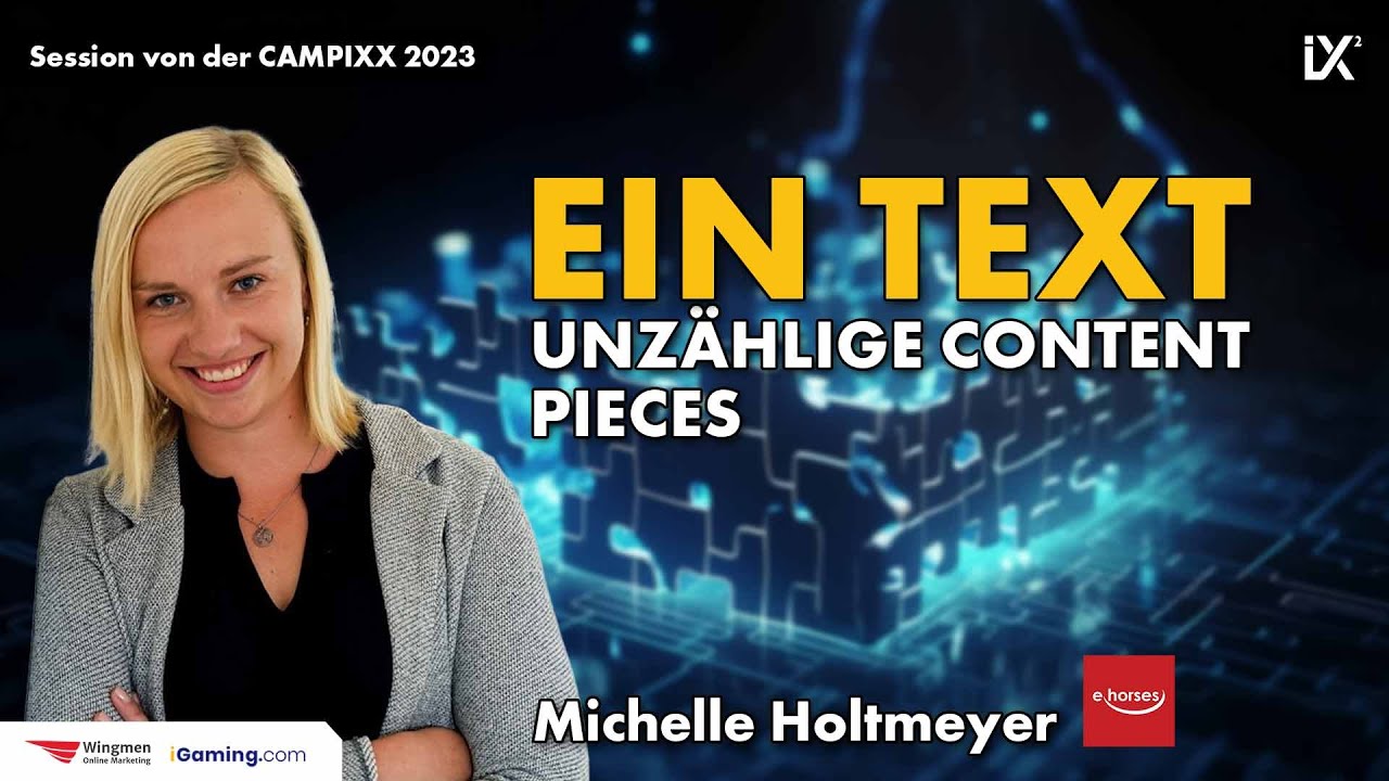 Ein Text - Unzählige Content Pieces | Michelle Holtmeyer - YouTube
