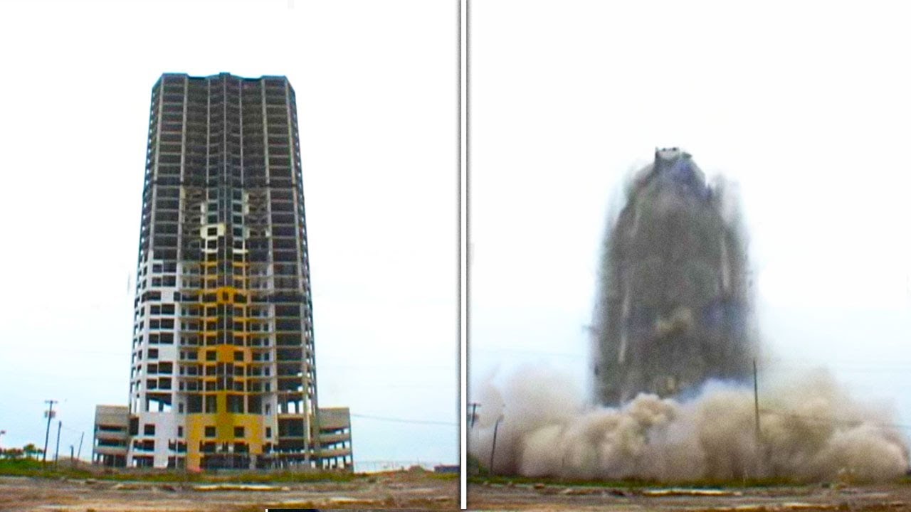 5 Tallest Building Demolitions in History - YouTube