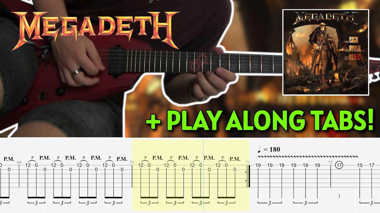 SOLDIER ON! - MEGADETH | Dave Mustaine's Part With Tabs - YouTube