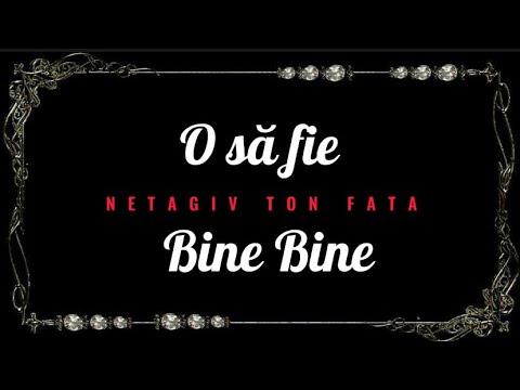 Negativ ton fata: O sa fie bine bine - YouTube