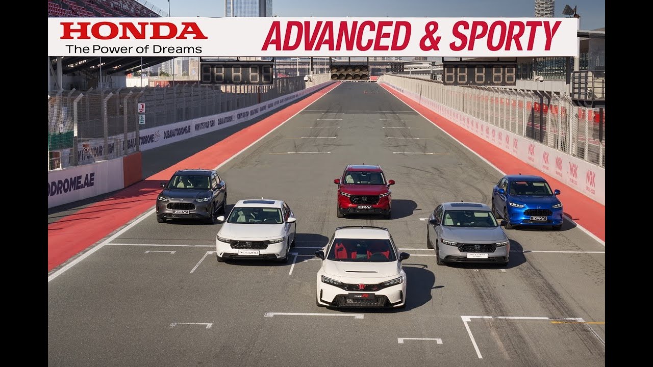 Honda's Advanced and Sporty Model Line Up - YouTube