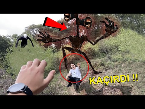 *SON* SLENDER MAN VE SIREN HEAD ORMANINA GİTTİM! (KAÇIRILDIM)