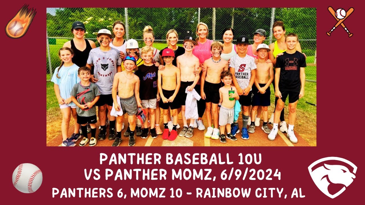 Panthers Baseball 10u vs Panther Momz, 6/9/2024 - End of Season Party ...
