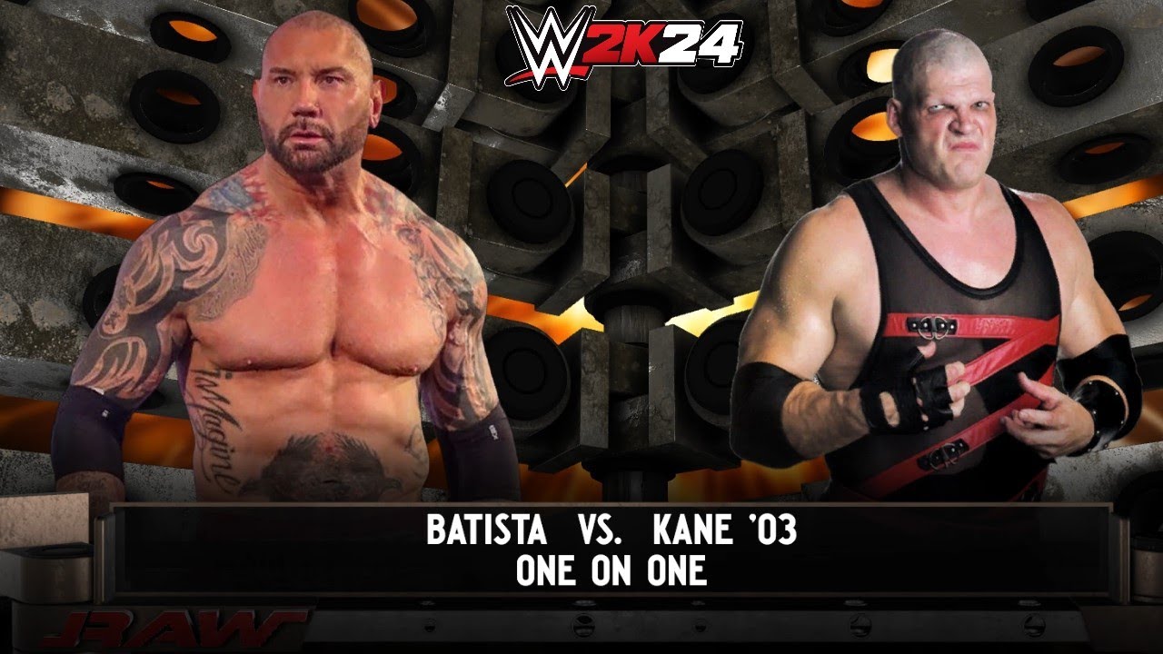 Full Match - Batista vs Kane '03: Raw | WWE 2k24 - YouTube