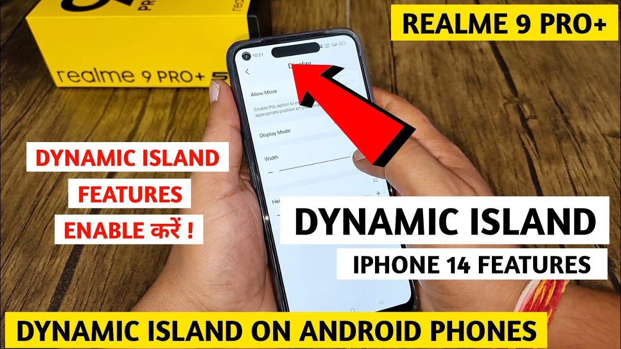 Dynamic Island Features In Android Phones | Dynamic Island in Realme 9 ...
