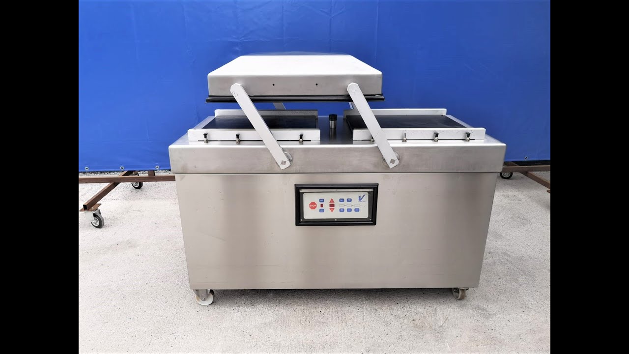 Used Intervac INV 10/10 vacuum packer - YouTube