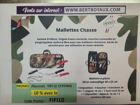 Mallette CHASSE de mon copain Anthony bertboyaux.com - YouTube